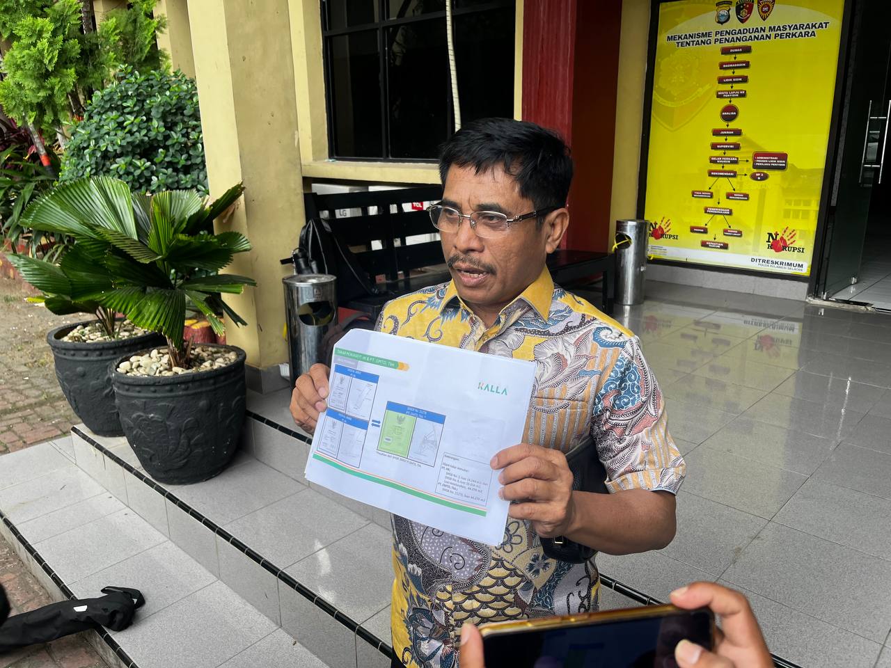 Kuasa Hukum PT Hadji Kalla Laporkan PT GMTD Tbk ke Polda